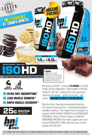 ISO-HD from BPI Sports - Pure Whey Isolate Preview
