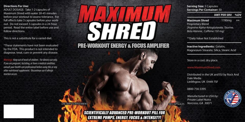 Maximum Shred SCAM - $87 Product with $4 of Ingredients