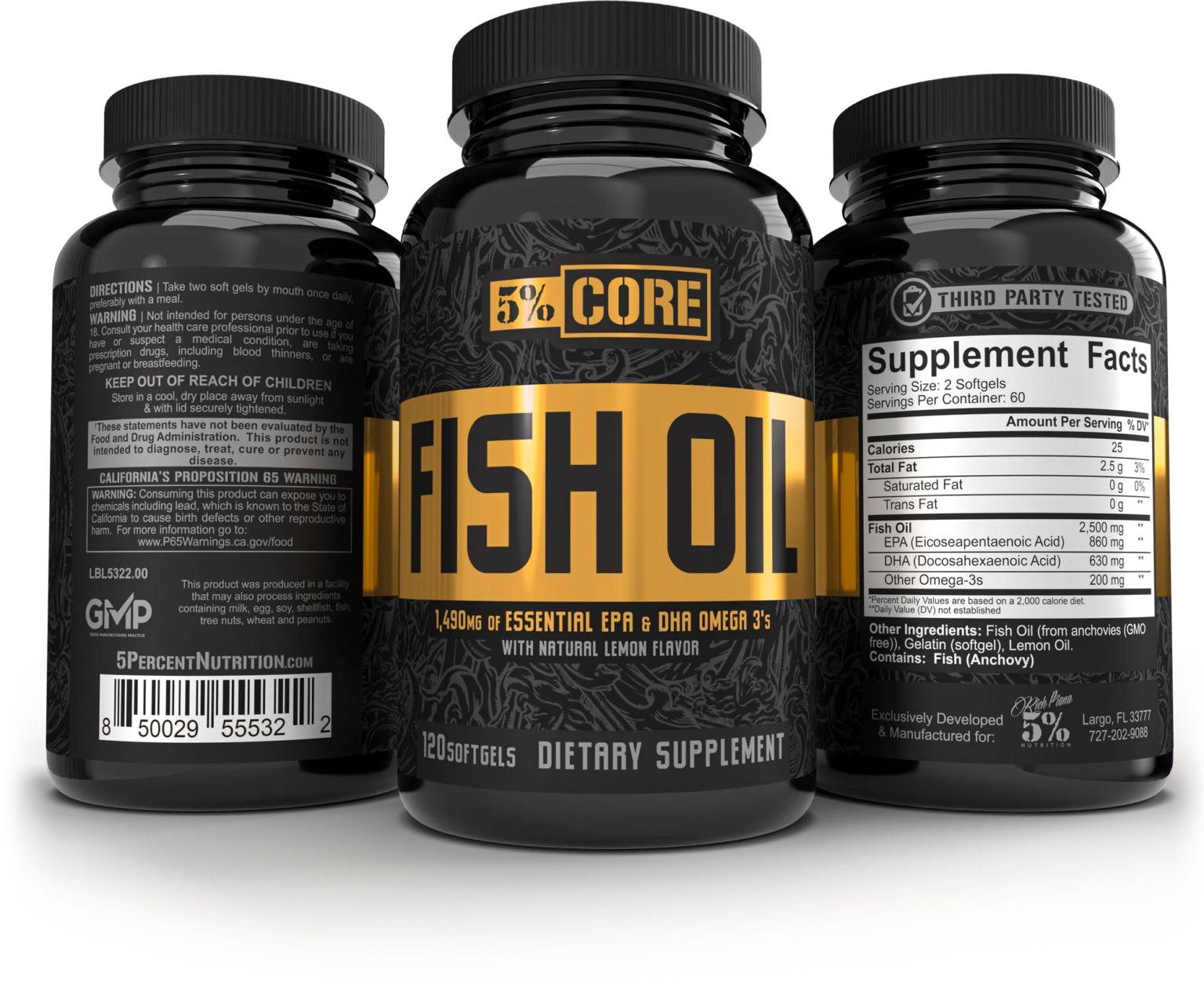 5% Nutrition Core Fish Oil: A Standard Supplement From One of the Greats