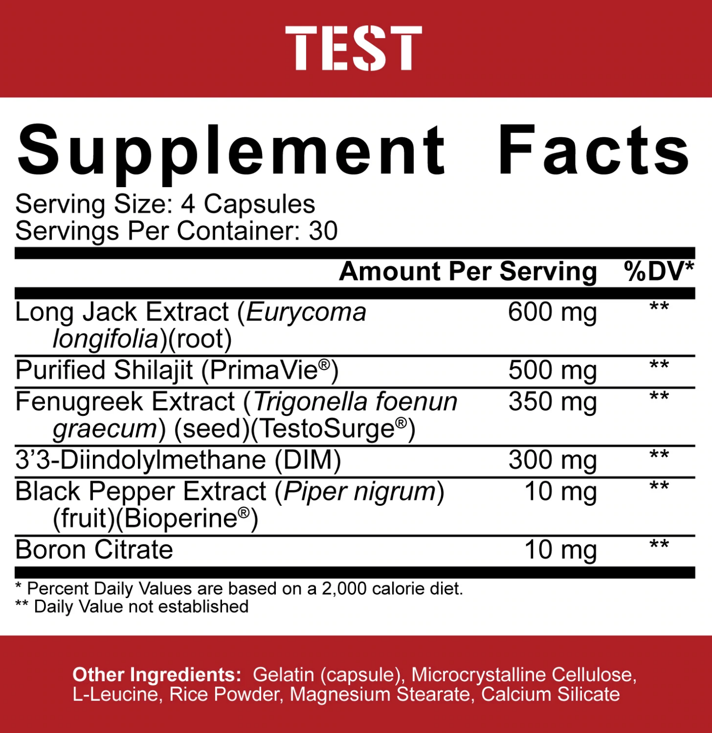 5% Nutrition TEST Booster: Treat Yourself to Some Test