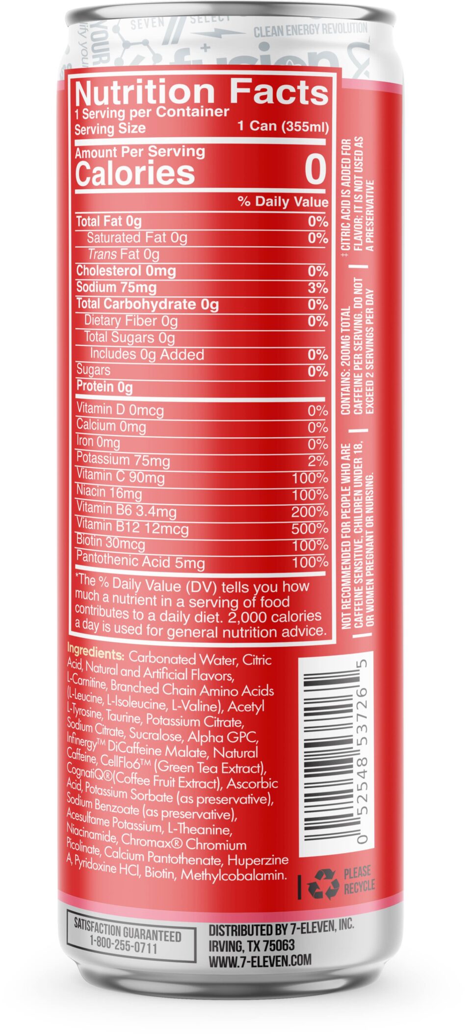 Fusion Energy Drink Launched by 7-Eleven Featuring CellFlo6