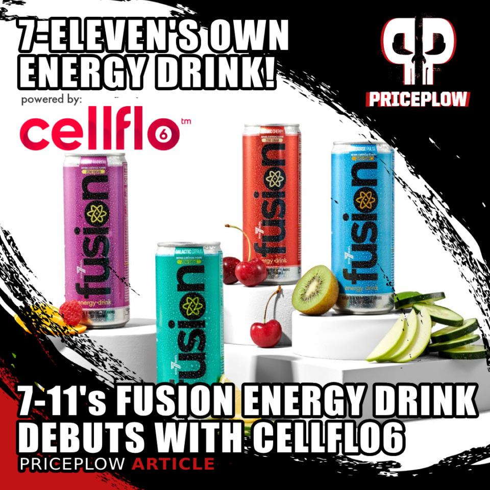 Fusion Energy Drink Launched by 7-Eleven Featuring CellFlo6