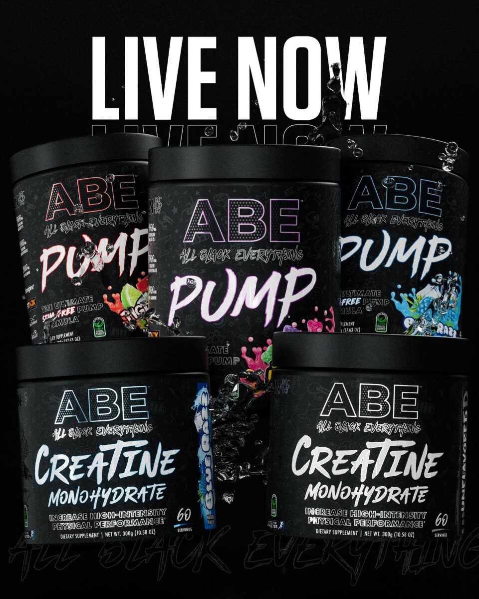 ABE Pump: All Black Everything's Stim-Free Pre-Workout with Nitrosigine
