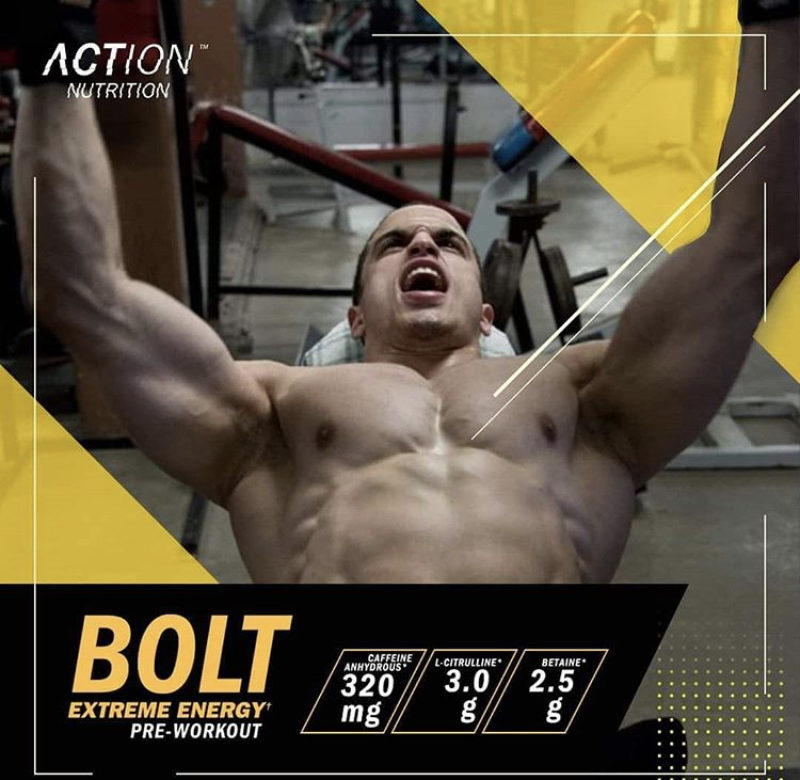 Action Nutrition’s BOLT Extreme Energy: The Pre Workout for Fasted Training