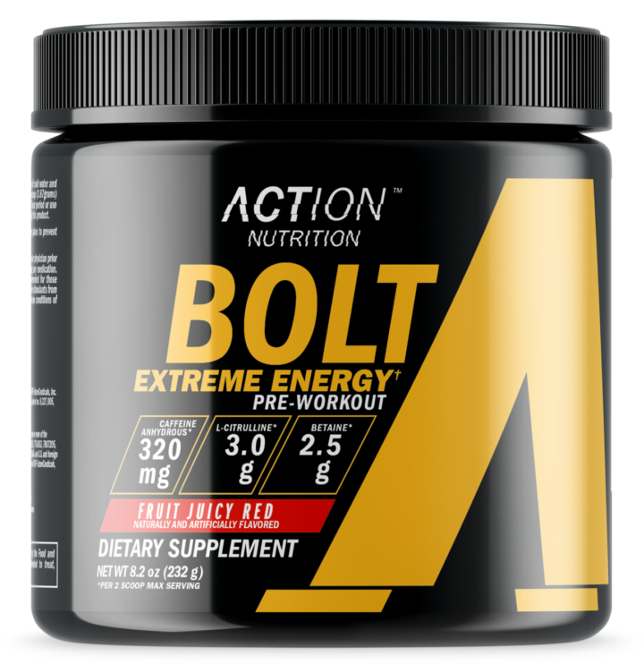 Action Nutrition’s BOLT Extreme Energy: The Pre Workout for Fasted Training