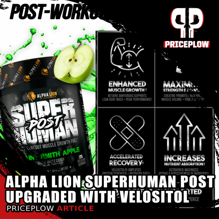 Alpha Lion SuperHuman POST: Muscle Protein Synthesis Maximizer
