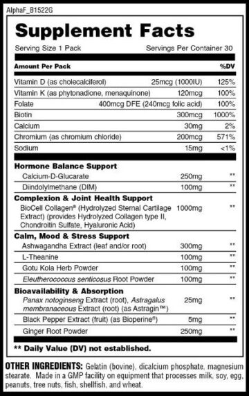 Animal Alpha F: Because Alpha Women Demand Better Supplements