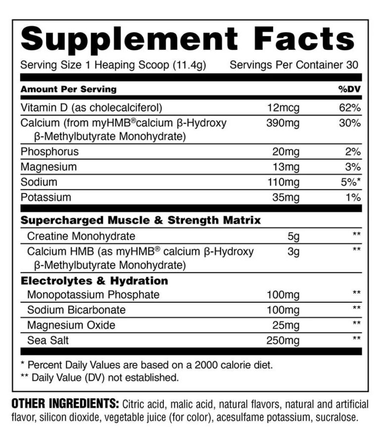 Animal Creatine HMB+: Advanced Muscle Growth & Strength Formula