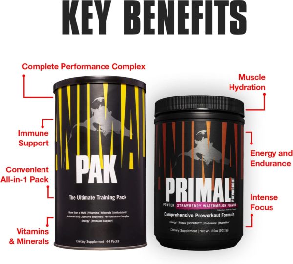 The Animal Double Stack: Primal Pre-Workout and Animal Pak Stacked to Save