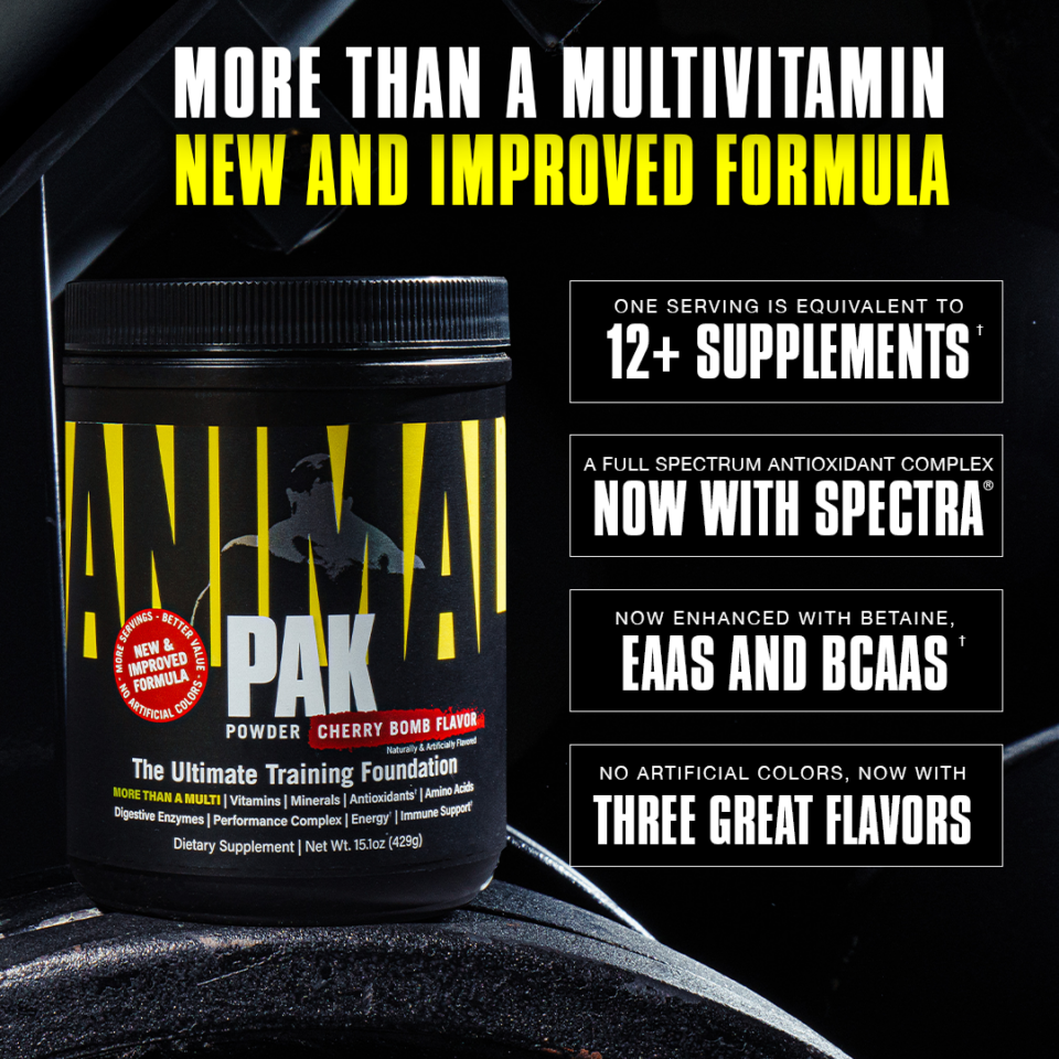 Animal Pak POWDER: Multivitamin Powder with Upgraded Flavor and No Pills!