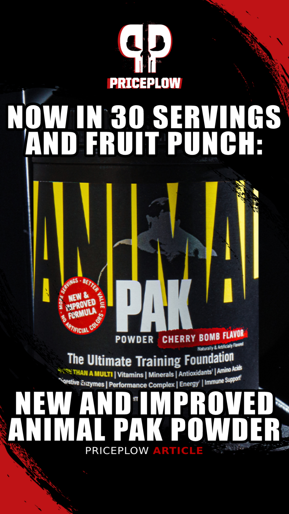 Animal Pak POWDER: Multivitamin Powder with Upgraded Flavor and No Pills!
