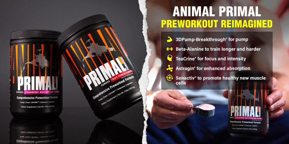 The Animal Double Stack: Primal Pre-Workout and Animal Pak Stacked to Save
