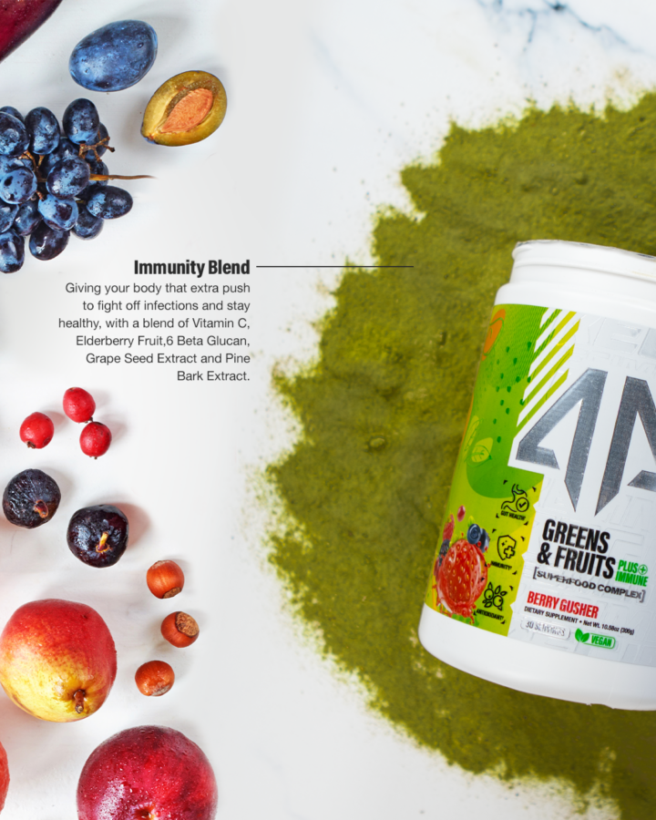 Alpha Prime Supps Greens & Fruits + Immune: Prepare the Body