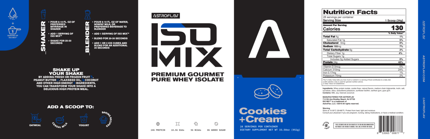 AstroFlav IsoMix: Whey Protein Isolate Flavor That's Out of This World