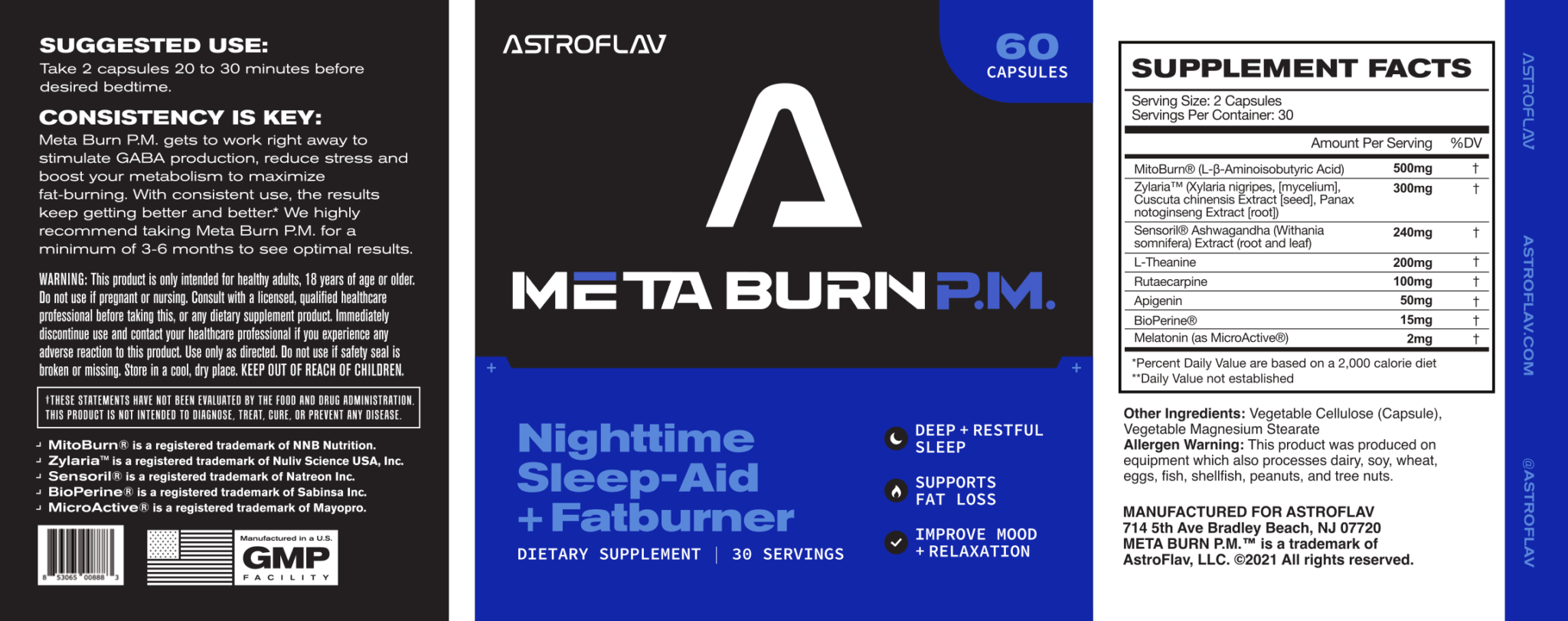 AstroFlav MetaBurn PM: Boost Fat Loss While You Sleep Soundly