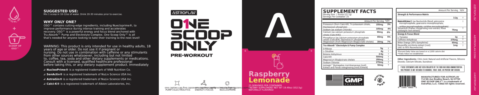 ONE Scoop Only! AstroFlav's New Powerful Pre-Workout