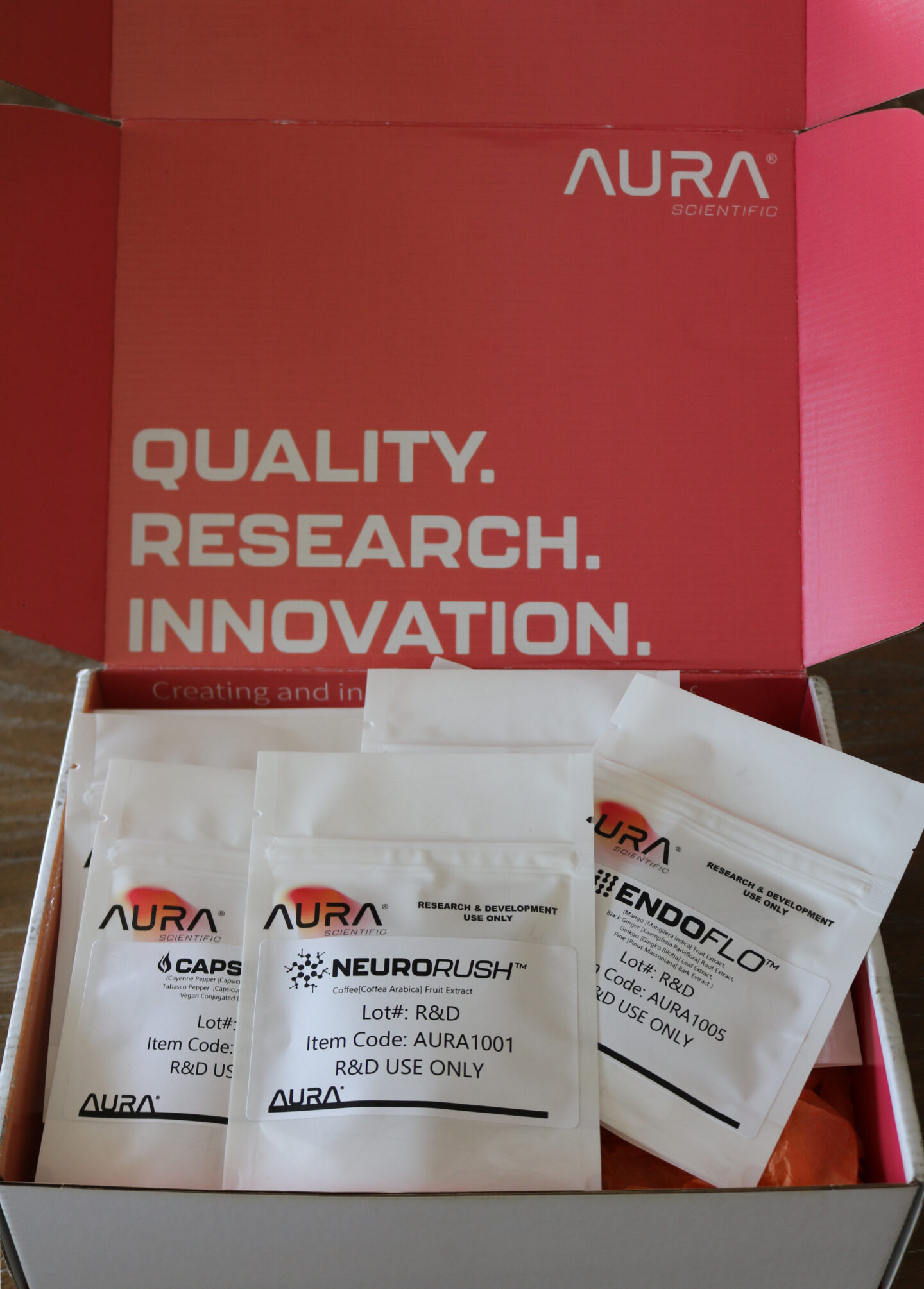 Aura Scientific: Novel Ingredient Developer Introduces 4 New Ingredients