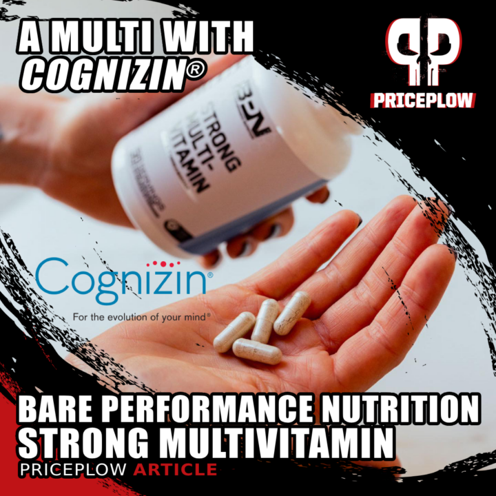 Bare Performance Nutrition Strong Multivitamin: With Cognizin® Citicoline