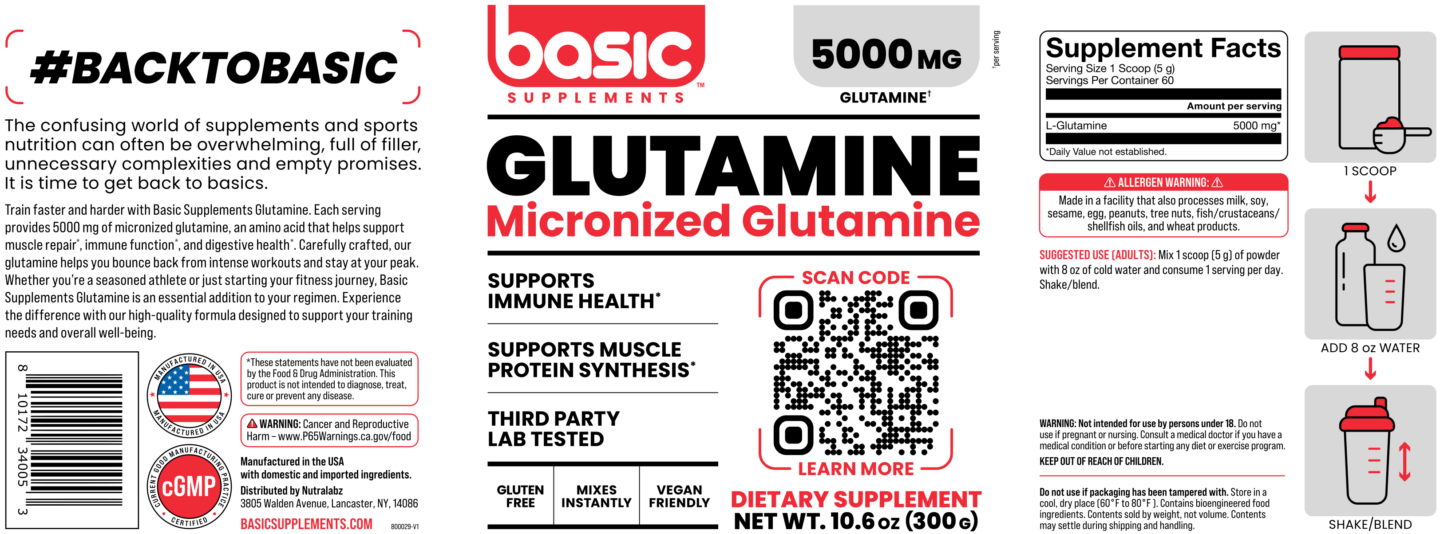 The Basic Essentials from Basic Supplements (Glutamine, Creatine, and BCAAs)