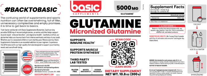 The Basic Essentials from Basic Supplements (Glutamine, Creatine, and BCAAs)