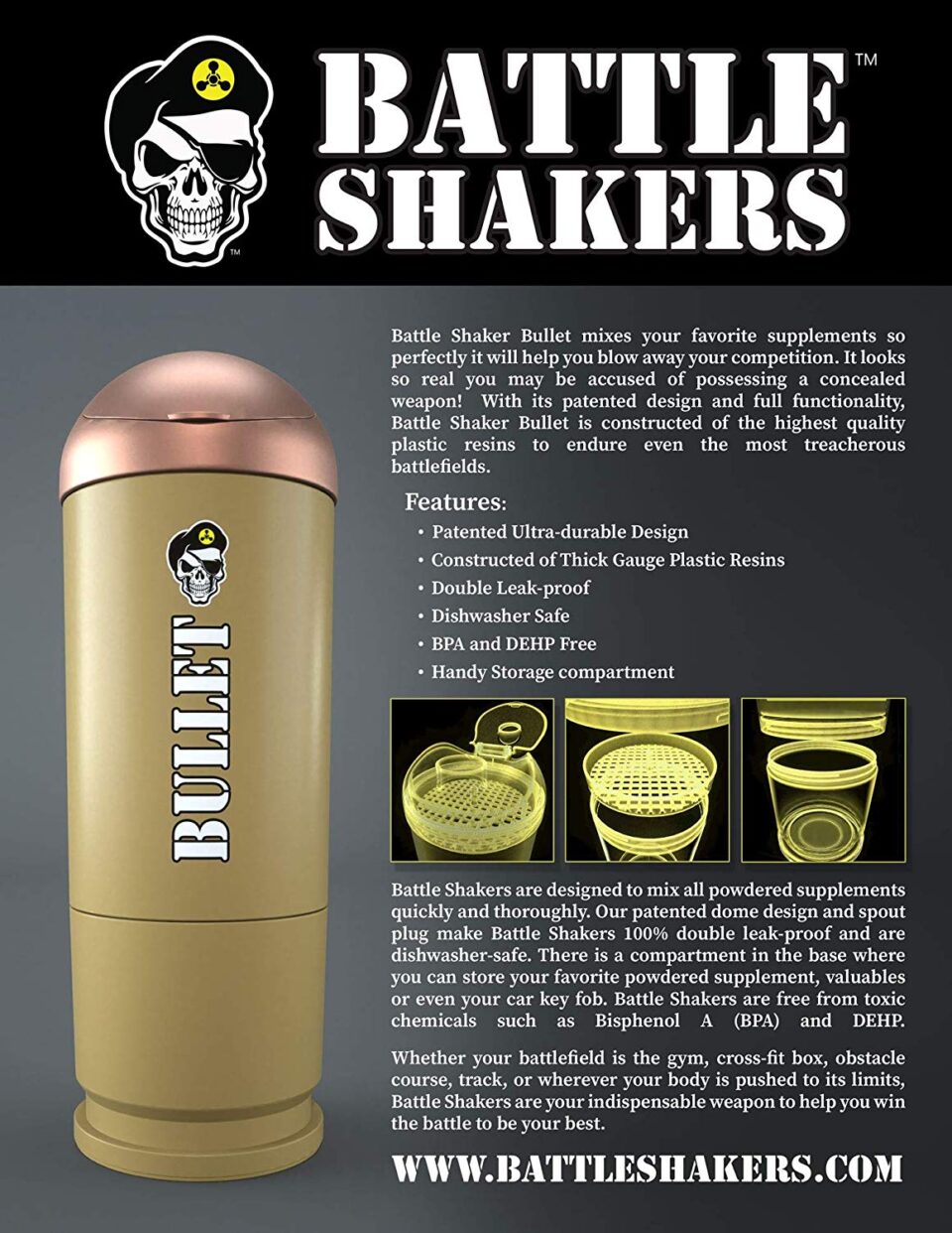 Battle Shakers: The Most Bombastic Shaker Bottles on the Planet