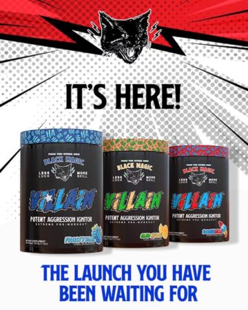 Black Magic Supply VILLAIN: Neurotransmitter-Boosting Nootropic Pre-Workout