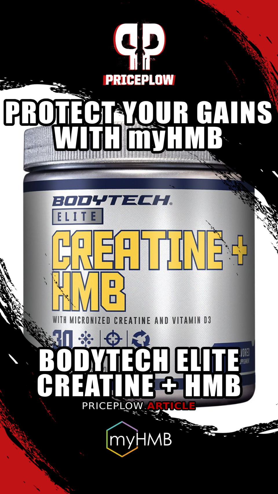 BodyTech Elite Creatine + HMB: The Next Line of Recovery with myHMB