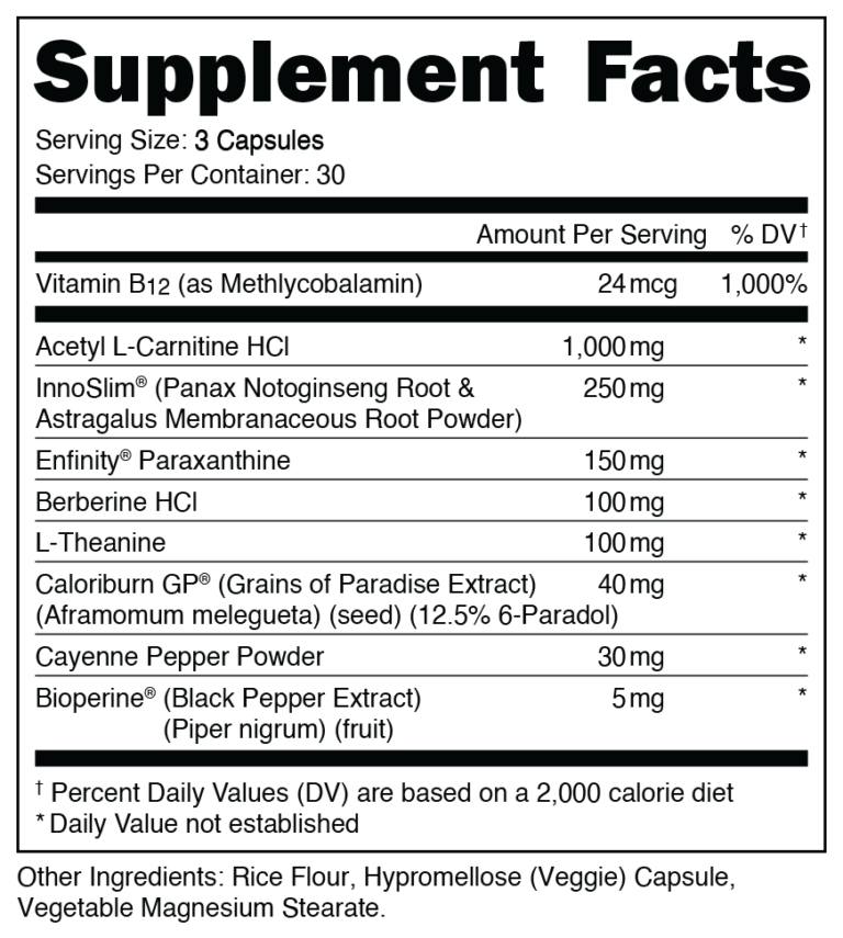 Bucked Up BUCK NAKED: Mood-Boosting Fat Burner Made with enfinity