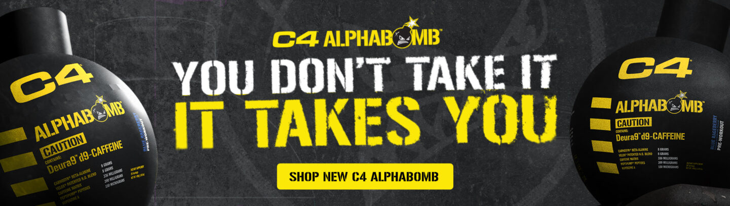 C4 Alpha Bomb: Nutrabolt's New Pre-Workout with Deuterium Caffeine!