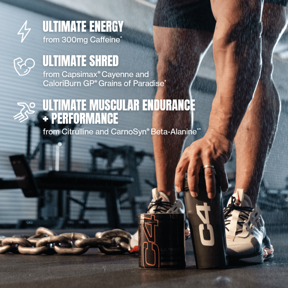 Cellucor C4 Ultimate Shred Upgraded with CaloriBurn GP for Extra Shred