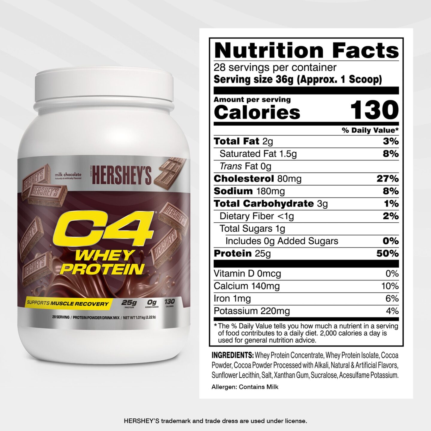 C4 Whey Introduced in the Nutrabolt Hershey Collab... with Real Reese's!
