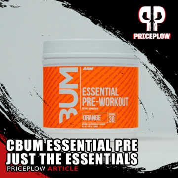 CBum Essential Pre-Workout: Just the Raw Essentials