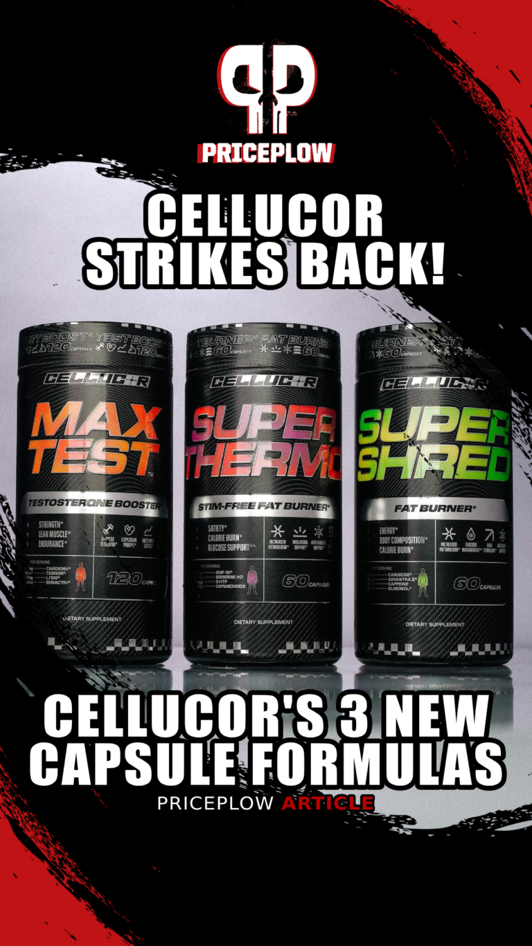 Cellucor Strikes Back: Three New Capsule Formulas (Max Test, Super ...