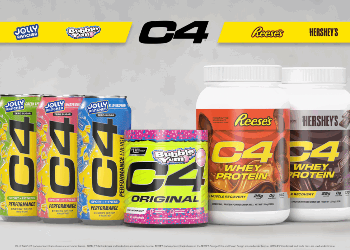 C4 Whey Introduced in the Nutrabolt Hershey Collab... with Real Reese's!