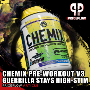 Chemix Pre-Workout V3: Guerilla Chemist’s High-Energy Pre Rises Again!