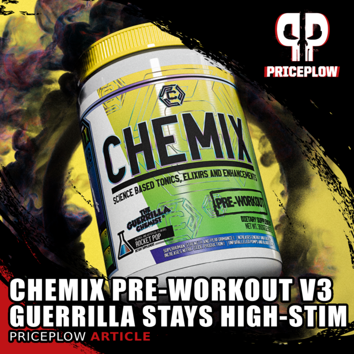 Chemix Pre-Workout V3: Guerilla Chemist's High-Energy Pre Rises Again!
