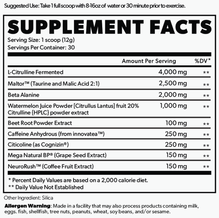 Core Culture Clean Pre: MegaNatural Energy, Focus, and Pump Without the ...