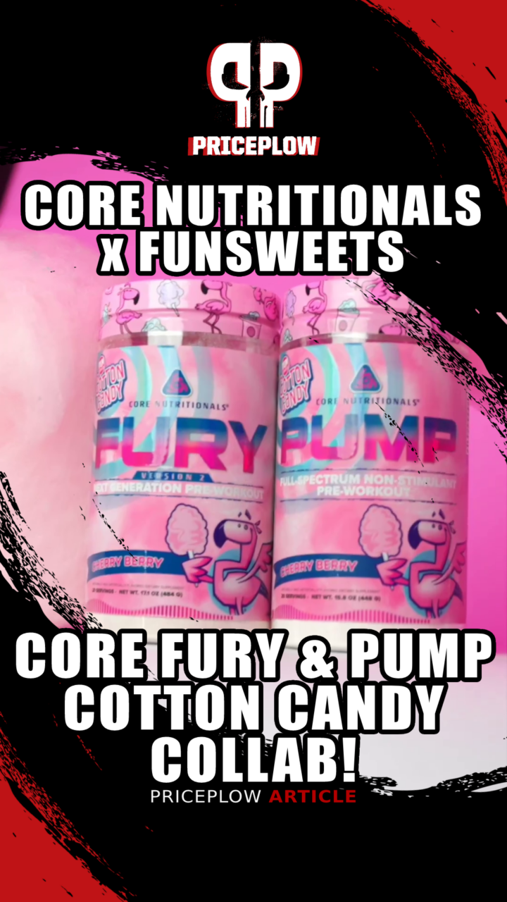 CORE Nutritionals Fun Sweets Cotton Candy Collab Now in 3 Products