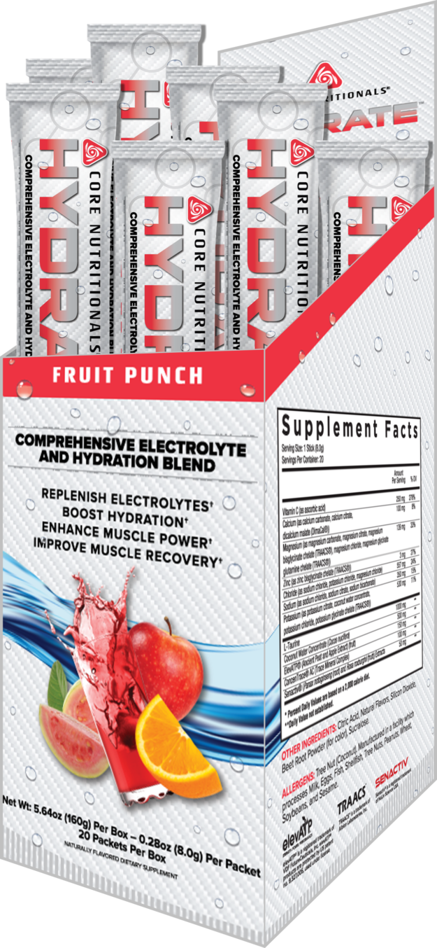 CORE Hydrate: A New Bar is Set for Electrolyte Supplements