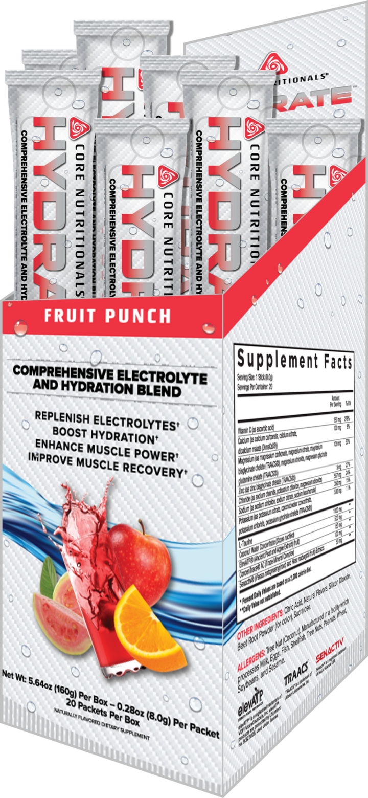 CORE Hydrate: A New Bar is Set for Electrolyte Supplements