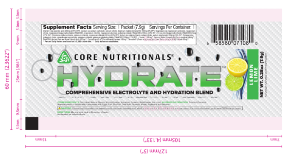 CORE Hydrate: A New Bar is Set for Electrolyte Supplements