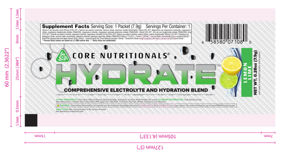 CORE Hydrate: A New Bar is Set for Electrolyte Supplements