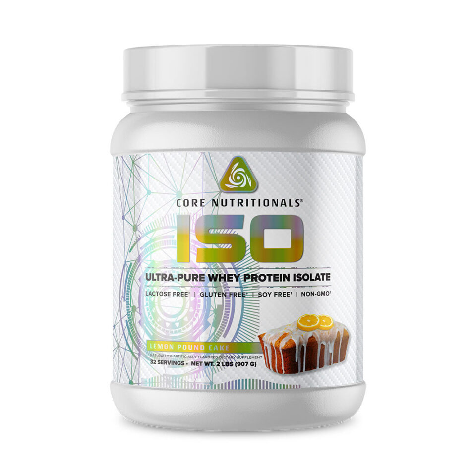 Core ISO Whey Protein Isolate: Now in Delectable Lemon Pound Cake
