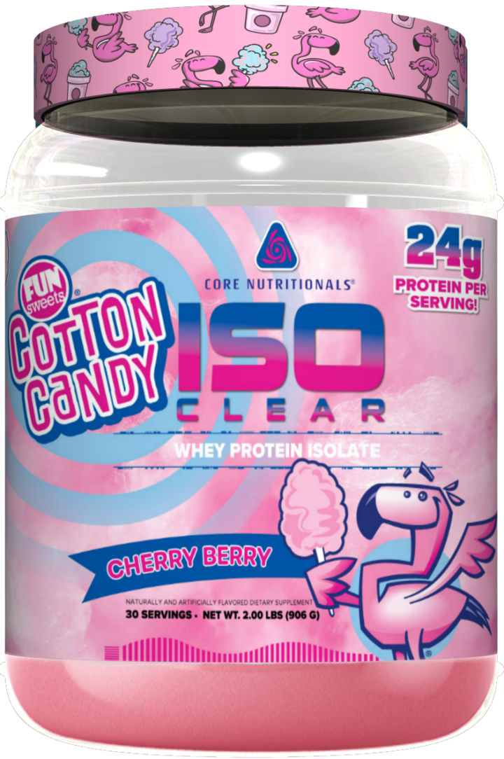 Core Nutritionals ISO Clear Protein Launches in Fun Sweets Cotton Candy!