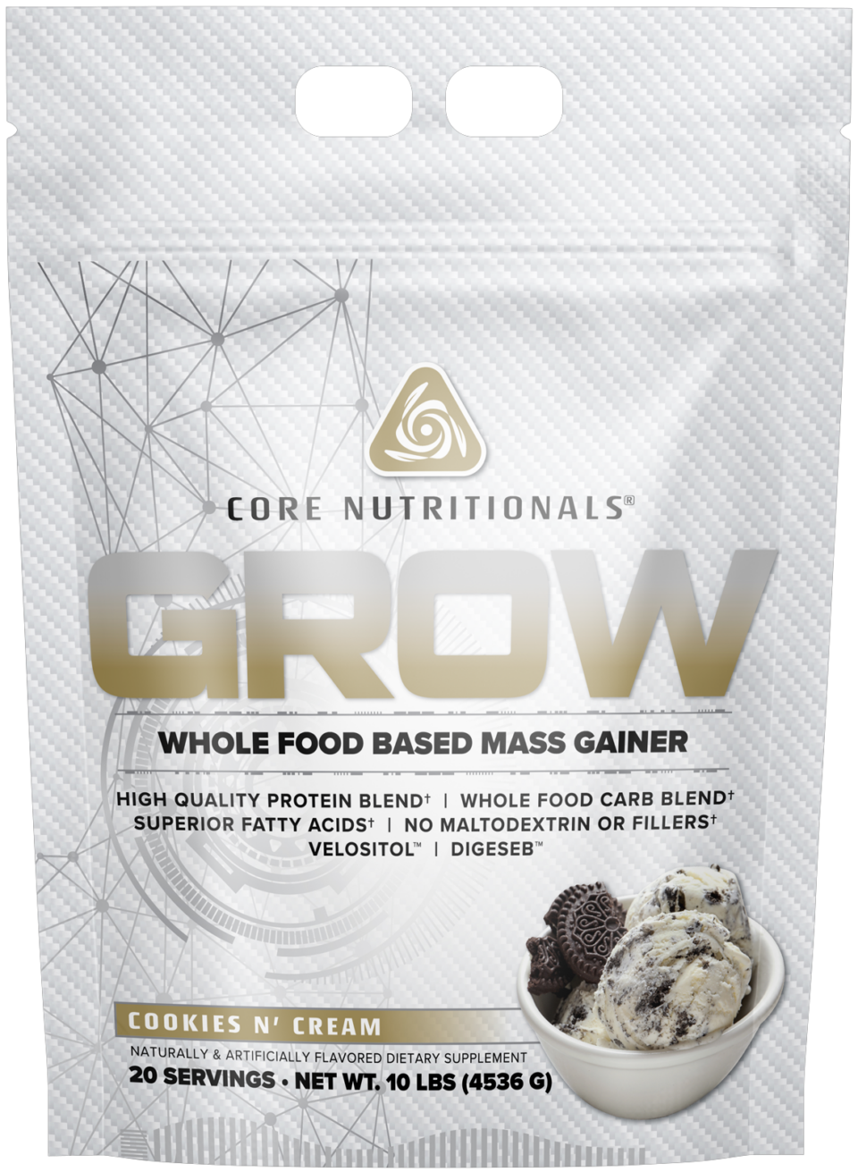 Core Nutritionals GROW: Whole Food Based Mass Gainer