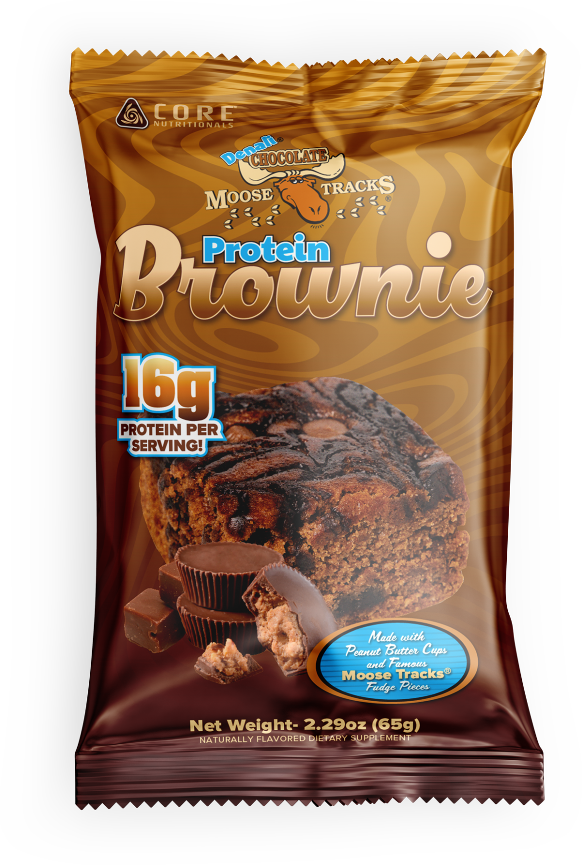 Core Nutritionals MOOSE TRACKS Protein Brownies Now Available!
