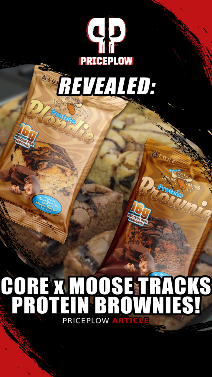 Core Nutritionals MOOSE TRACKS Protein Brownies Now Available!