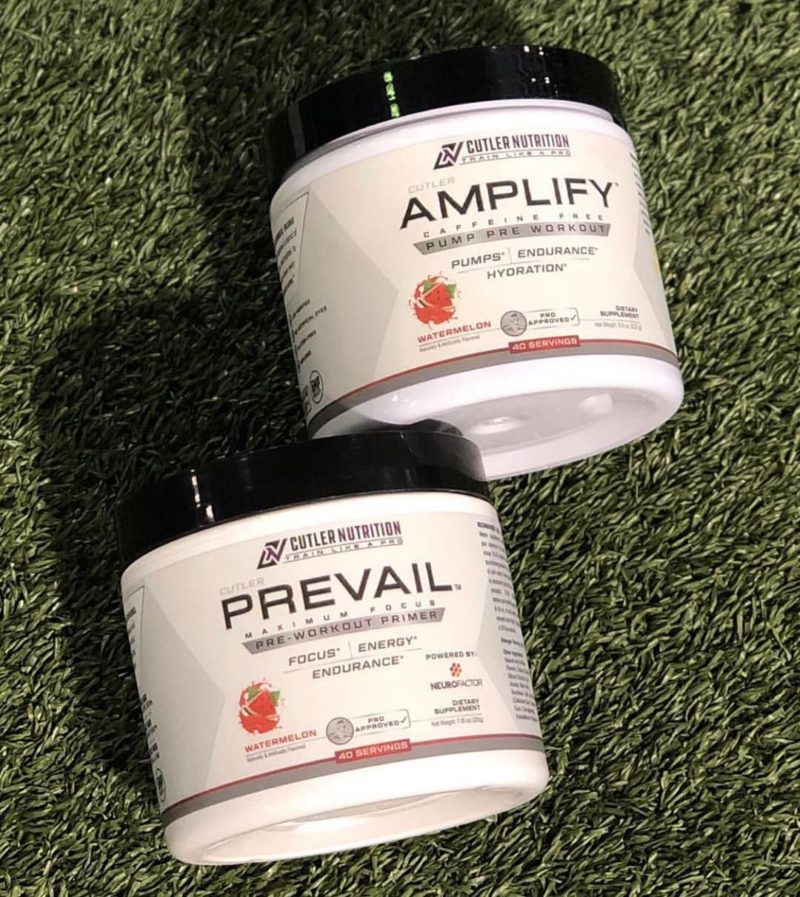 Cutler Nutrition Prevail / Amplify Pre Workout Stack – For Legends Only!