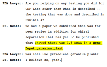The Unconfirmed DMAA Geranium Findings.. Including One at Home Depot!