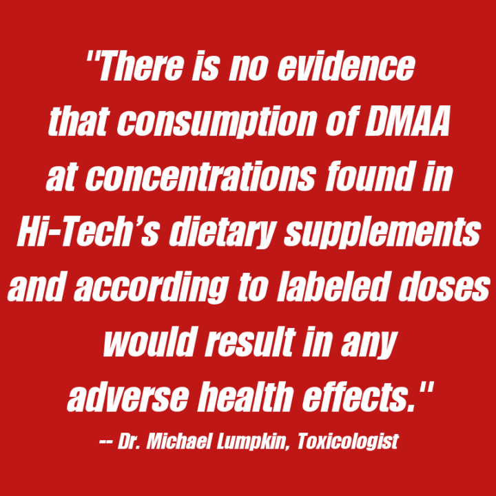 DMAA isn't Unsafe. The Toxicology Report the FDA Doesn't Want You to See